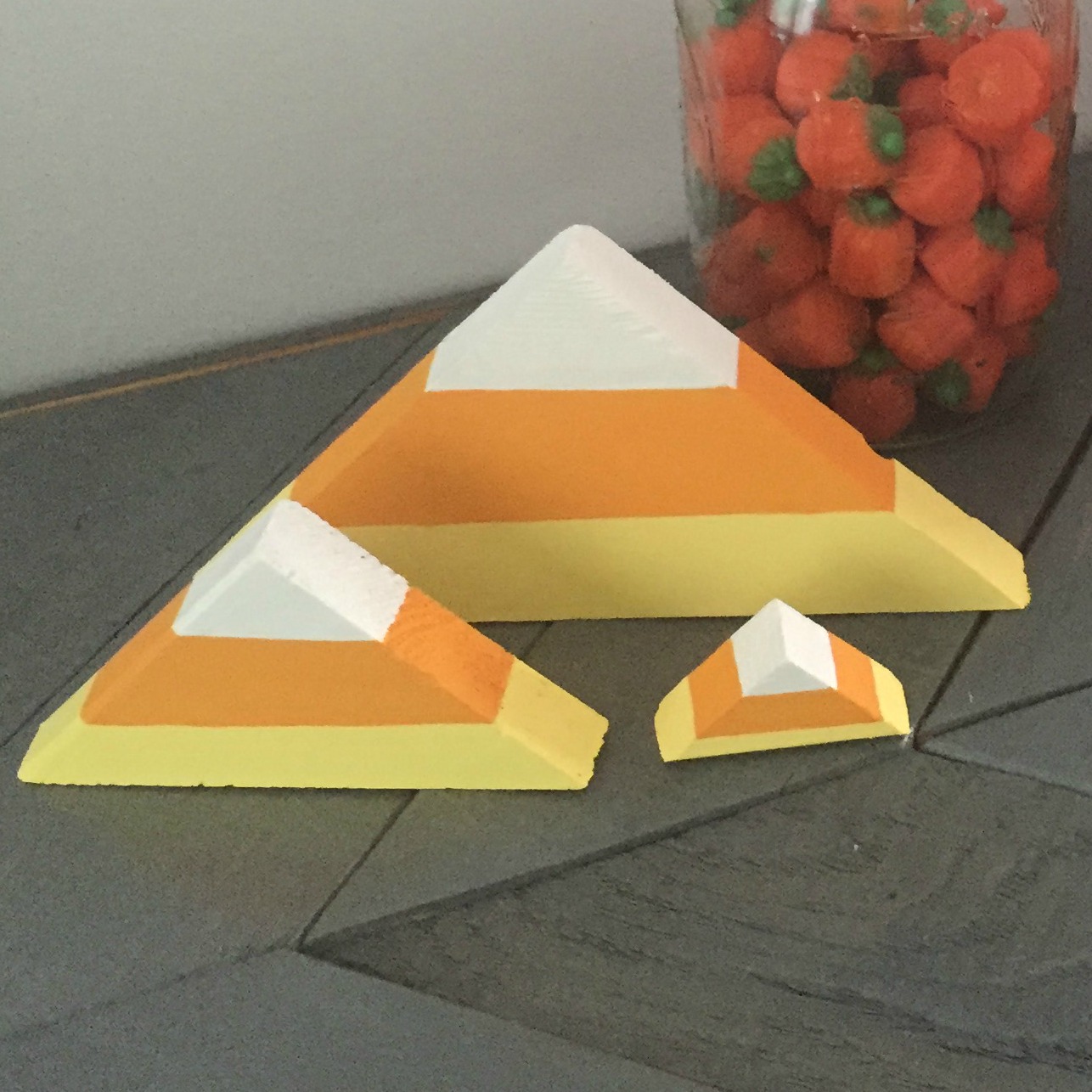 Scrap Wood Candy Corn - The Craft Crib